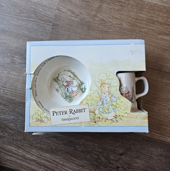 Wedgwood | Dining | Nib Vintage 991 Peter Rabbit Childs 3piece Dish Set ...